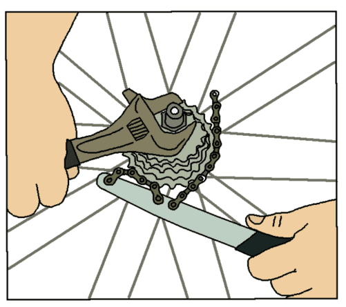 Cassette monteren. | De Fietssite